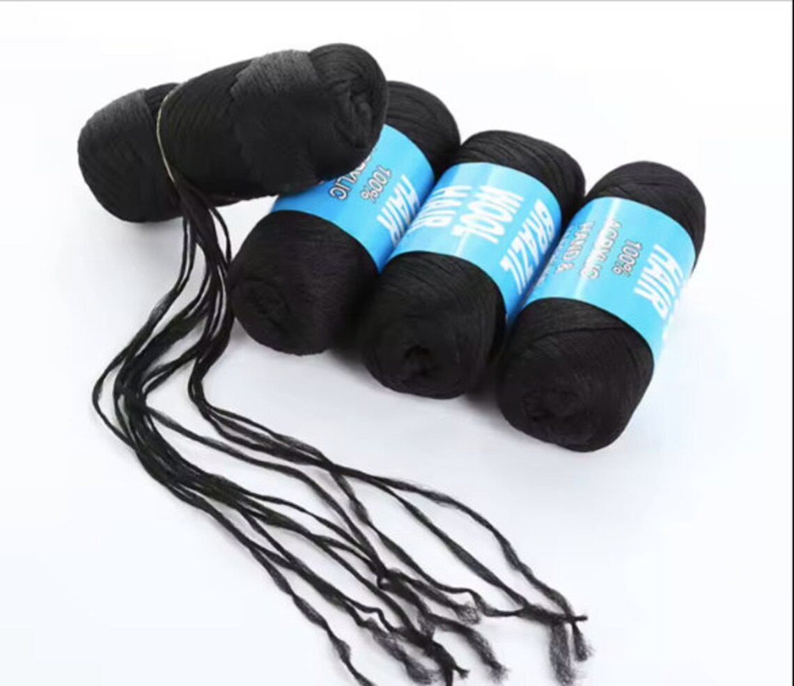 Brazilian Wool Hair Yarn for Braiding and Weaving / Brazilian Wool ...