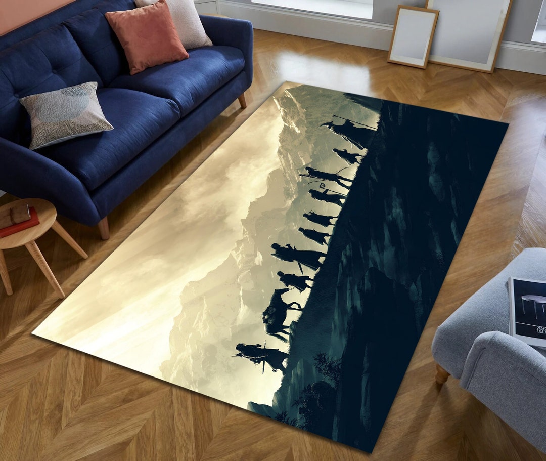Lord of the Rings, Gandalf,best Movie Rug Print, Fellowship, Fantasy ...