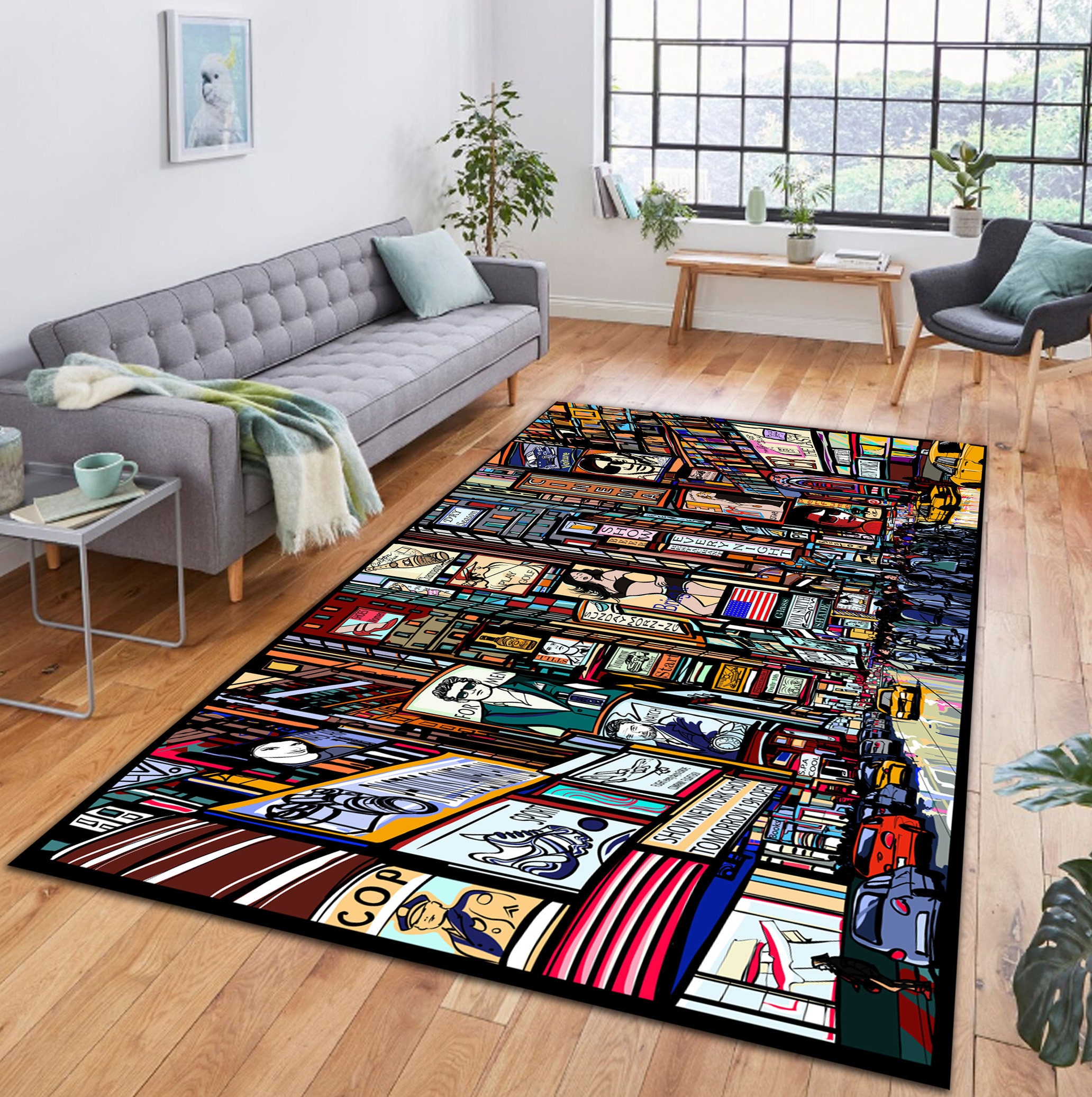 Newyork,city,modern Art,times Square Rug,times Square, Theme Newyork ...