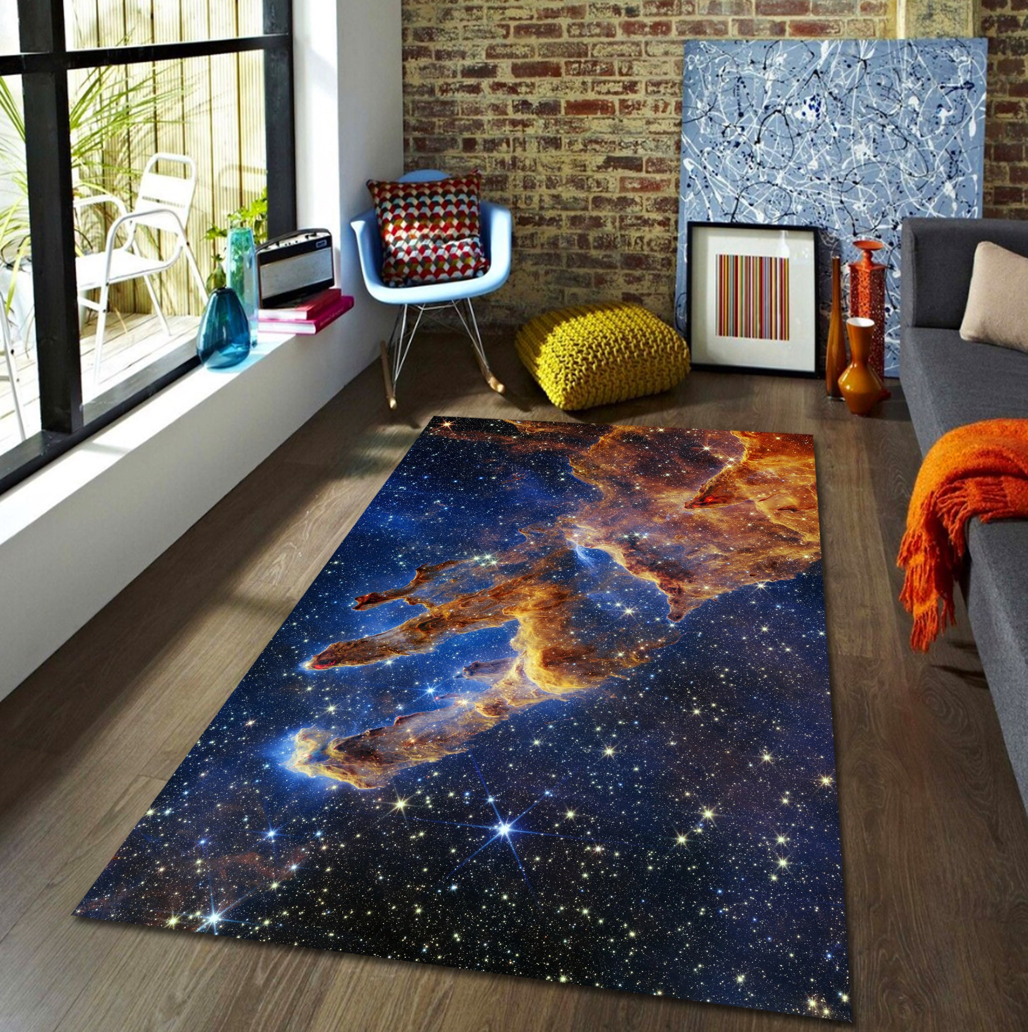 Space Rug,james Webb Pillars of Creation,nebula Rug,james Webb Space ...