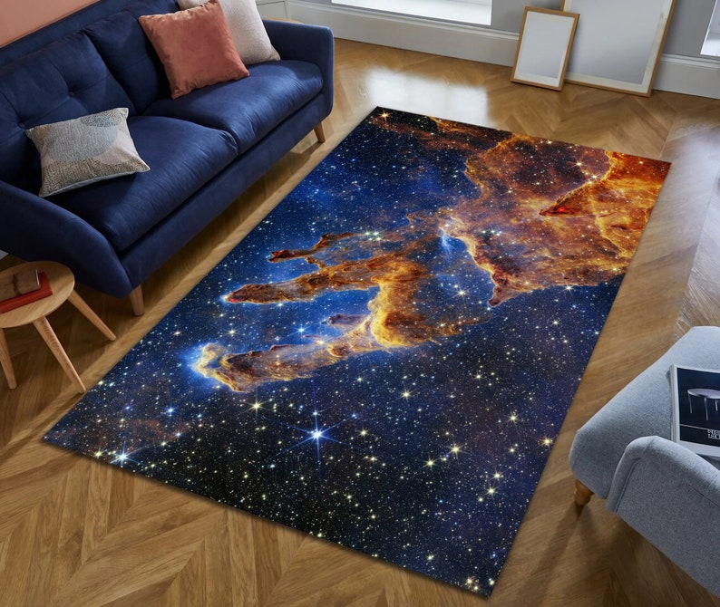Space Rug,james Webb Pillars of Creation,nebula Rug,james Webb Space ...