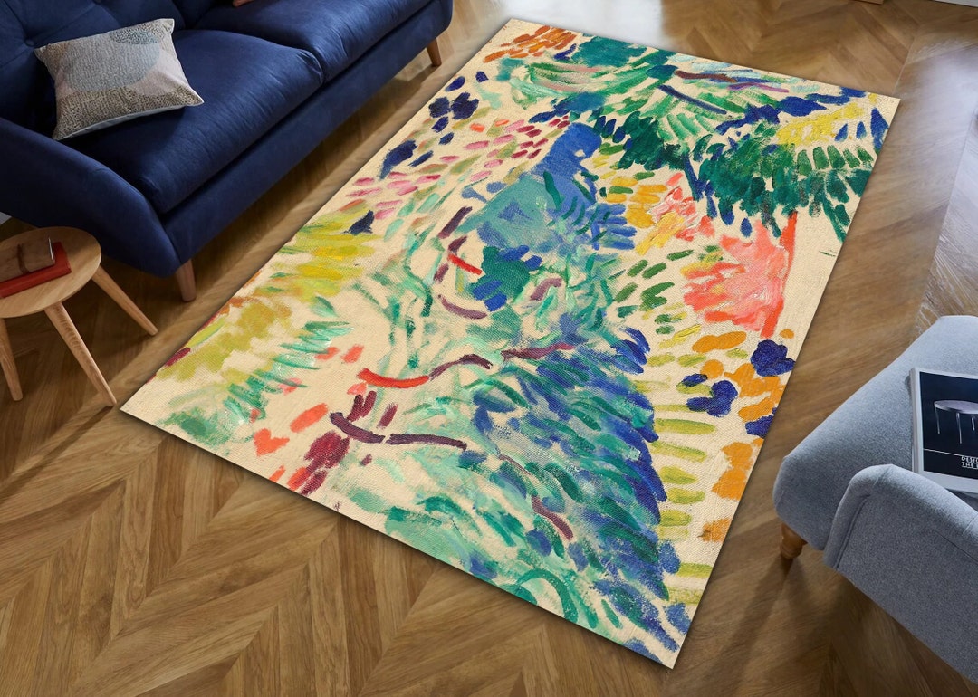 Henri Matisse Carpet, Modern Rugs, Modern Area Rug, Abstract Rug, Salon ...