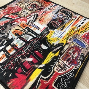Jean Michel Rug,famous Rug Print,jean Michel Basquiat,graffiti Art ...