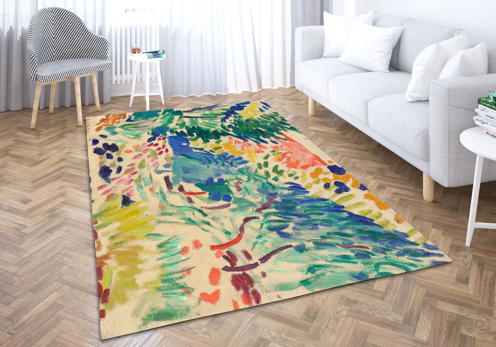 Henri Matisse Carpet, Modern Rugs, Modern Area Rug, Abstract Rug, Salon ...