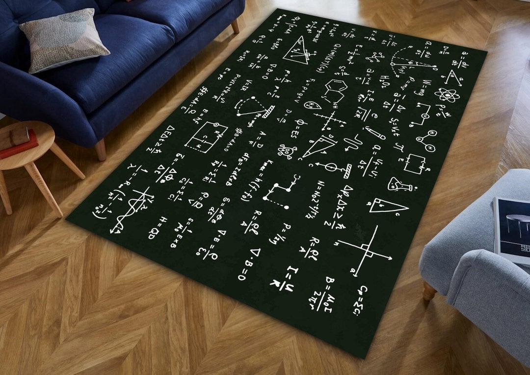 Math Formulas Rug,physic Rug,area Rug,student Rug,science Rug,math Rug ...