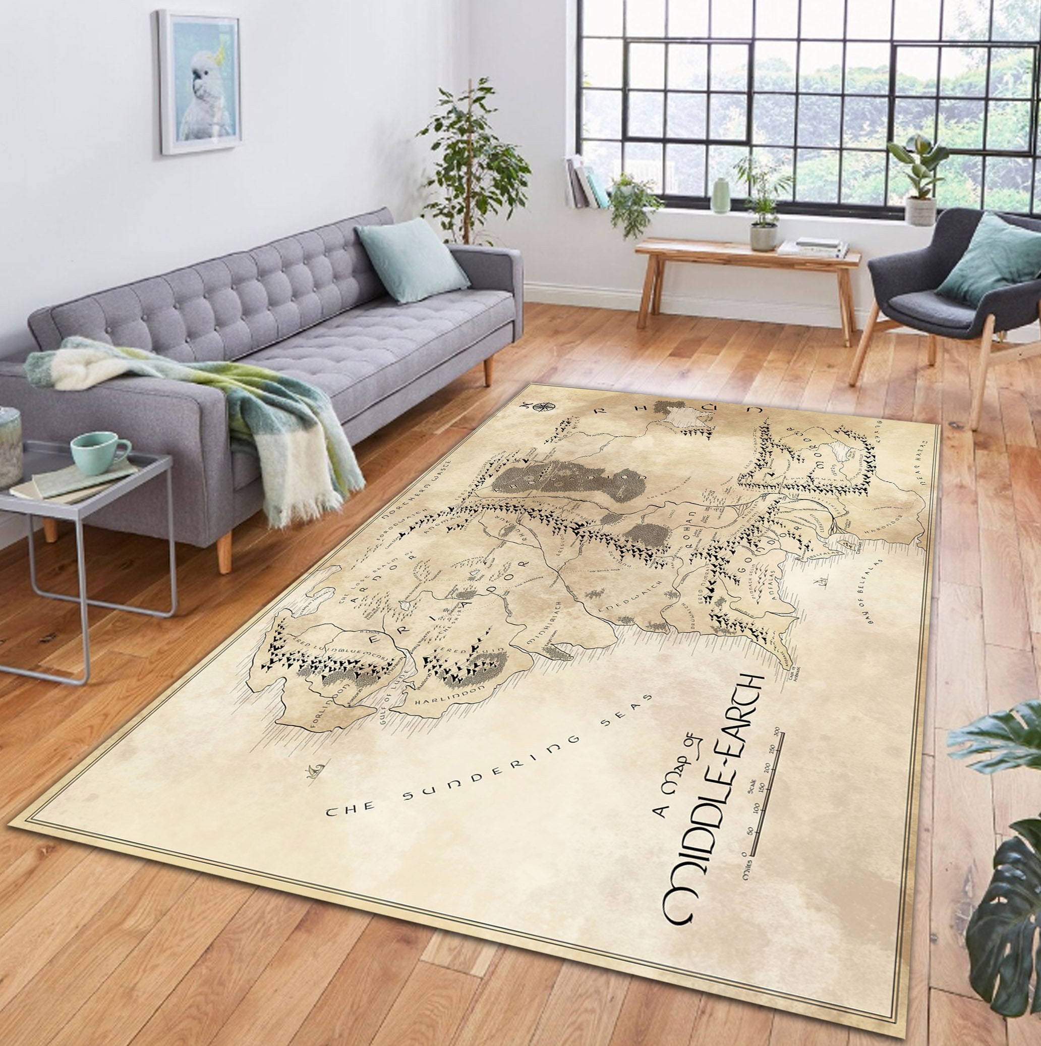 Middle Earth Map,middle Earth Rug,lord of the Rings,movie Map, Middle ...