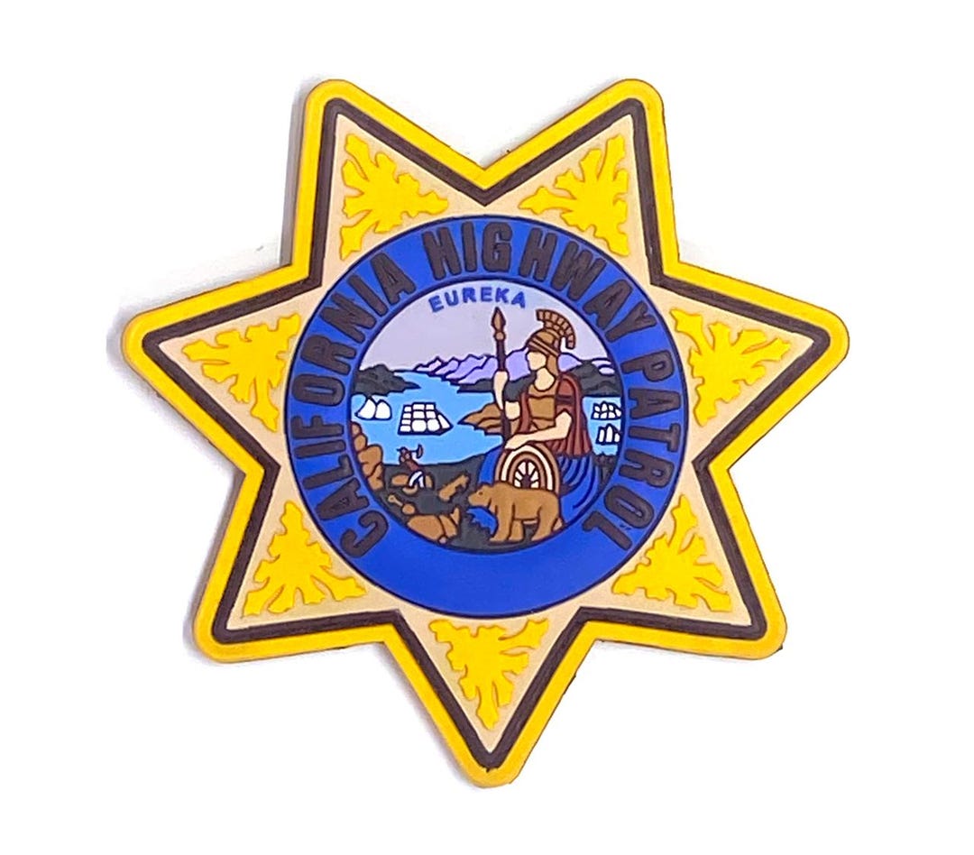 CHP Badge in PVC, Full Color - Etsy