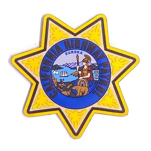 CHP Badge in PVC, Full Color - Etsy