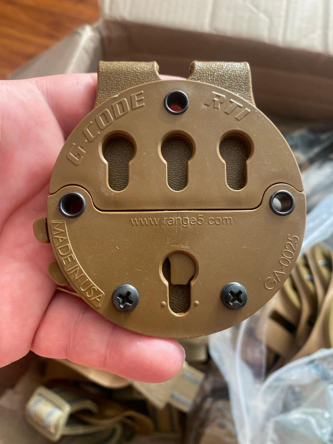 G-code RTI BATTLE BELT Molle Adaptor Coyote Brown Usmc Surplus (used ...