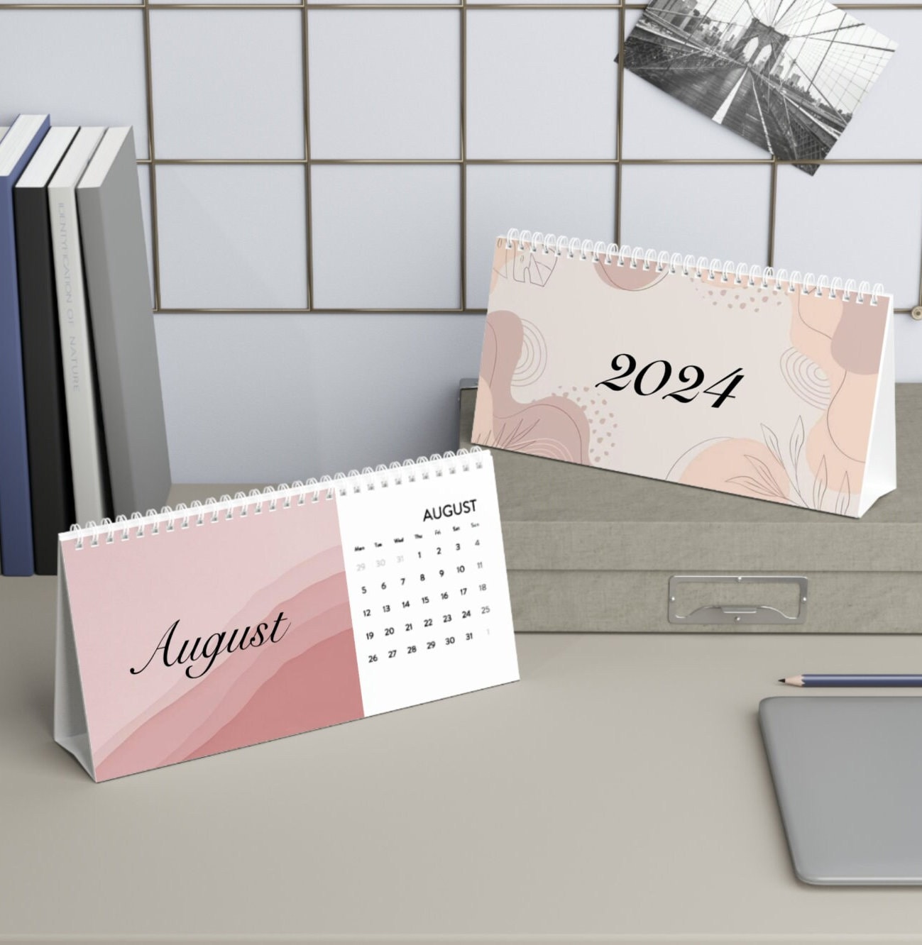 2024 Calendar Pastel Aesthetic - Etsy