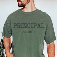 Custom School Principal Shirt, Personalized School Director T-shirt ...