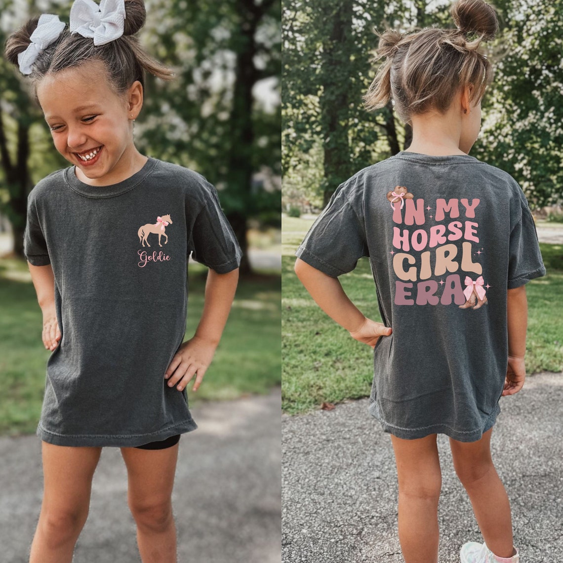Custom in My Horse Girl Era Youth Shirt, in My Horse Girl Era Tshirt ...