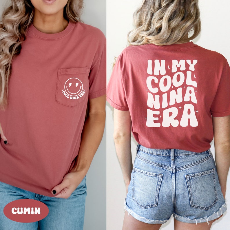 Nina Shirt, in My Cool Nina Era, Nina Gift, Gift for Nina, Birthday ...