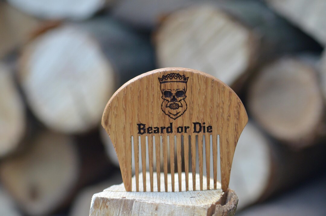 Handcrafted Wooden Beard Comb – Natural Wood Grooming - Etsy