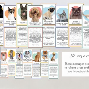 Thera-pets Affirmation Cards, Dogs and Cats, Printable Positive ...