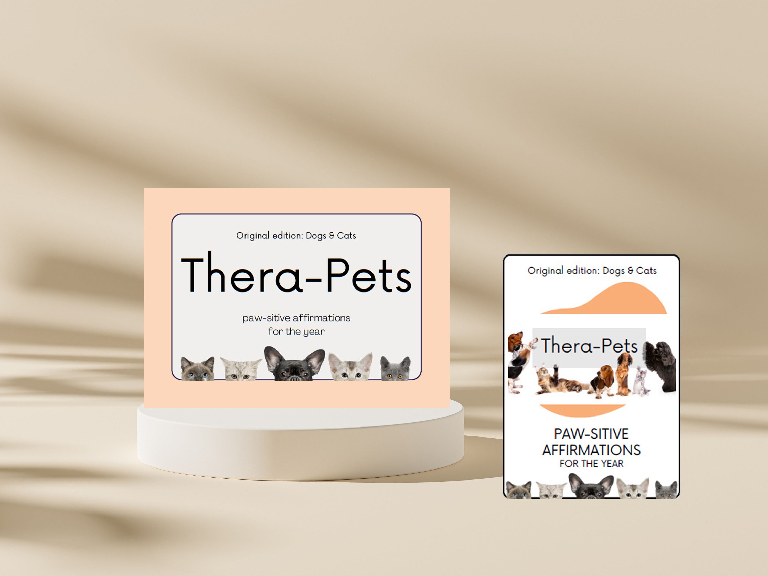 Thera-pets Affirmation Cards, Dogs and Cats, Printable Positive ...