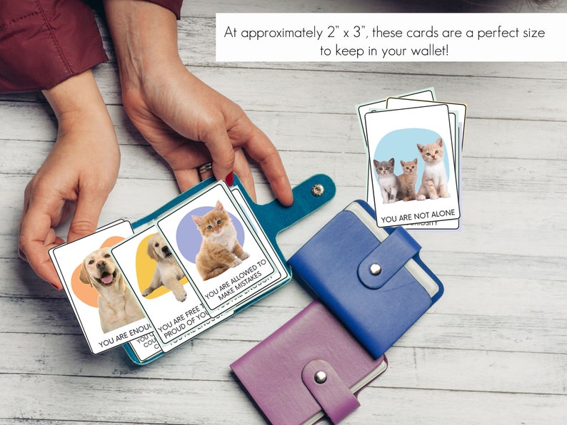 Thera-pets Affirmation Cards, Dogs and Cats, Printable Positive ...