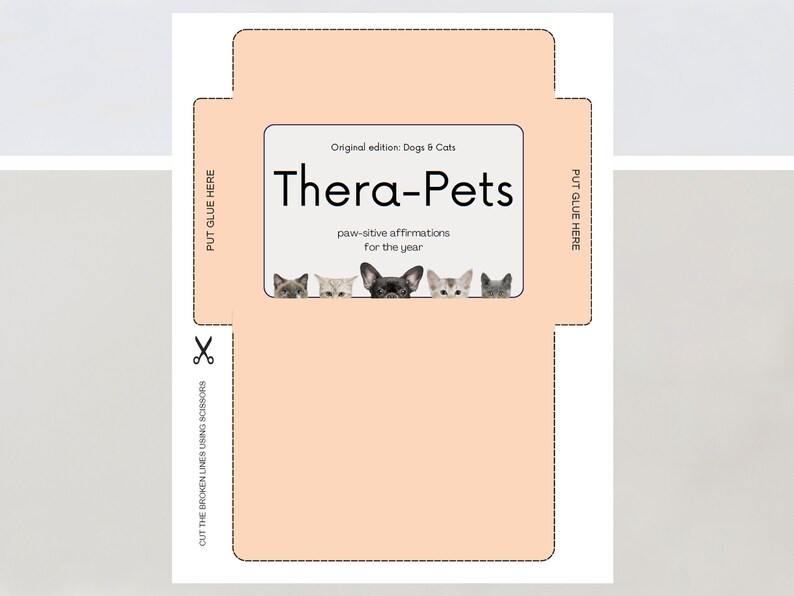 Thera-pets Affirmation Cards, Dogs and Cats, Printable Positive ...