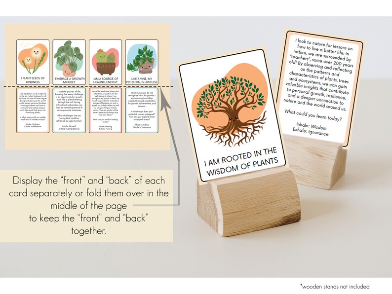 Affirmation Cards for Plant Lovers, Positive Affirmations Deck ...