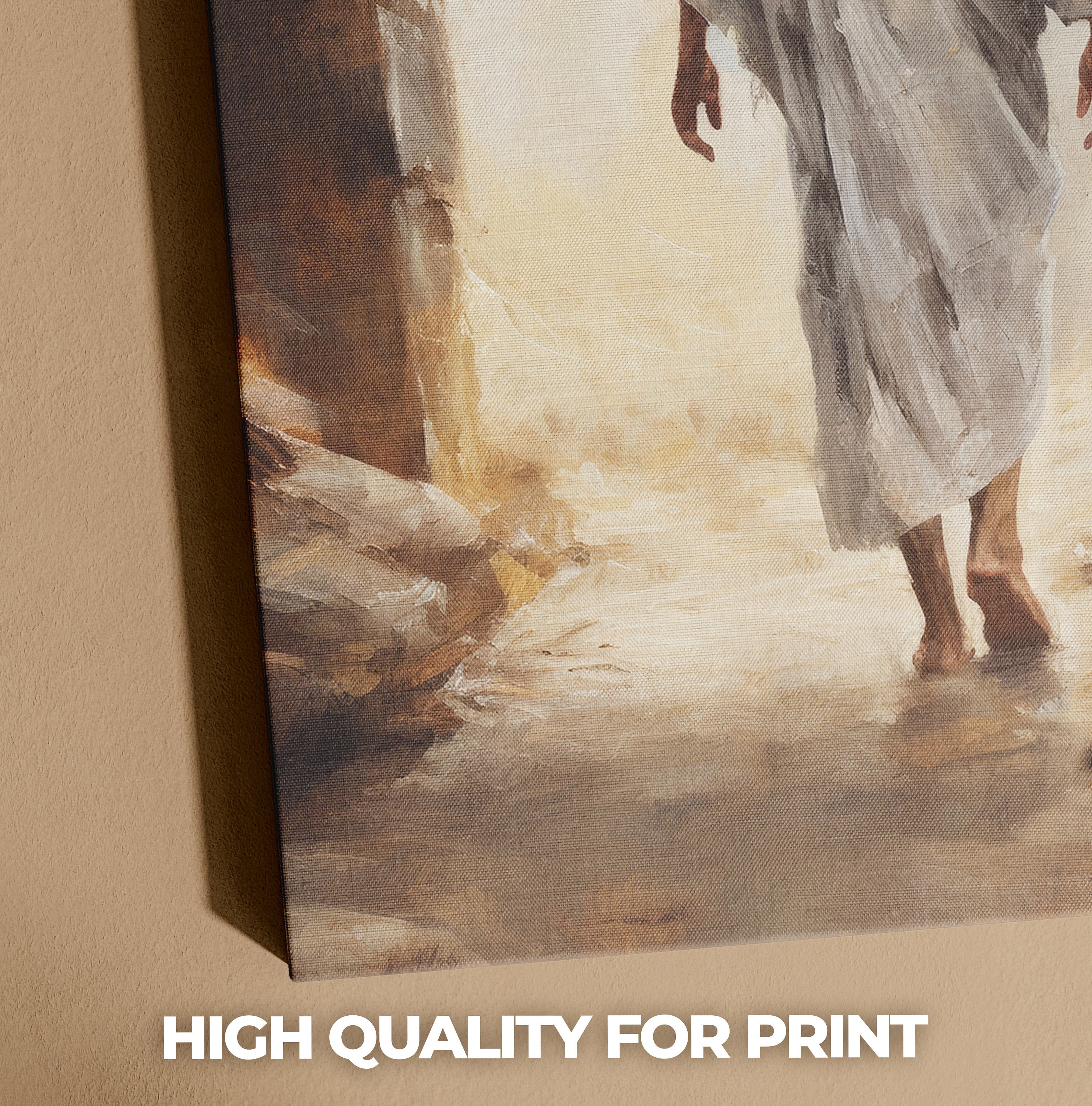 The Resurrection of Jesus Print, Christian Art, He is Risen Home Decor ...