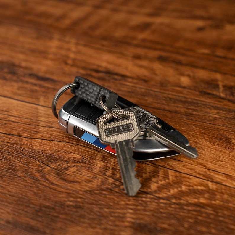 Qwikey Carbon Fiber Quick Release Keychain/key Ring Magnetic Quick ...