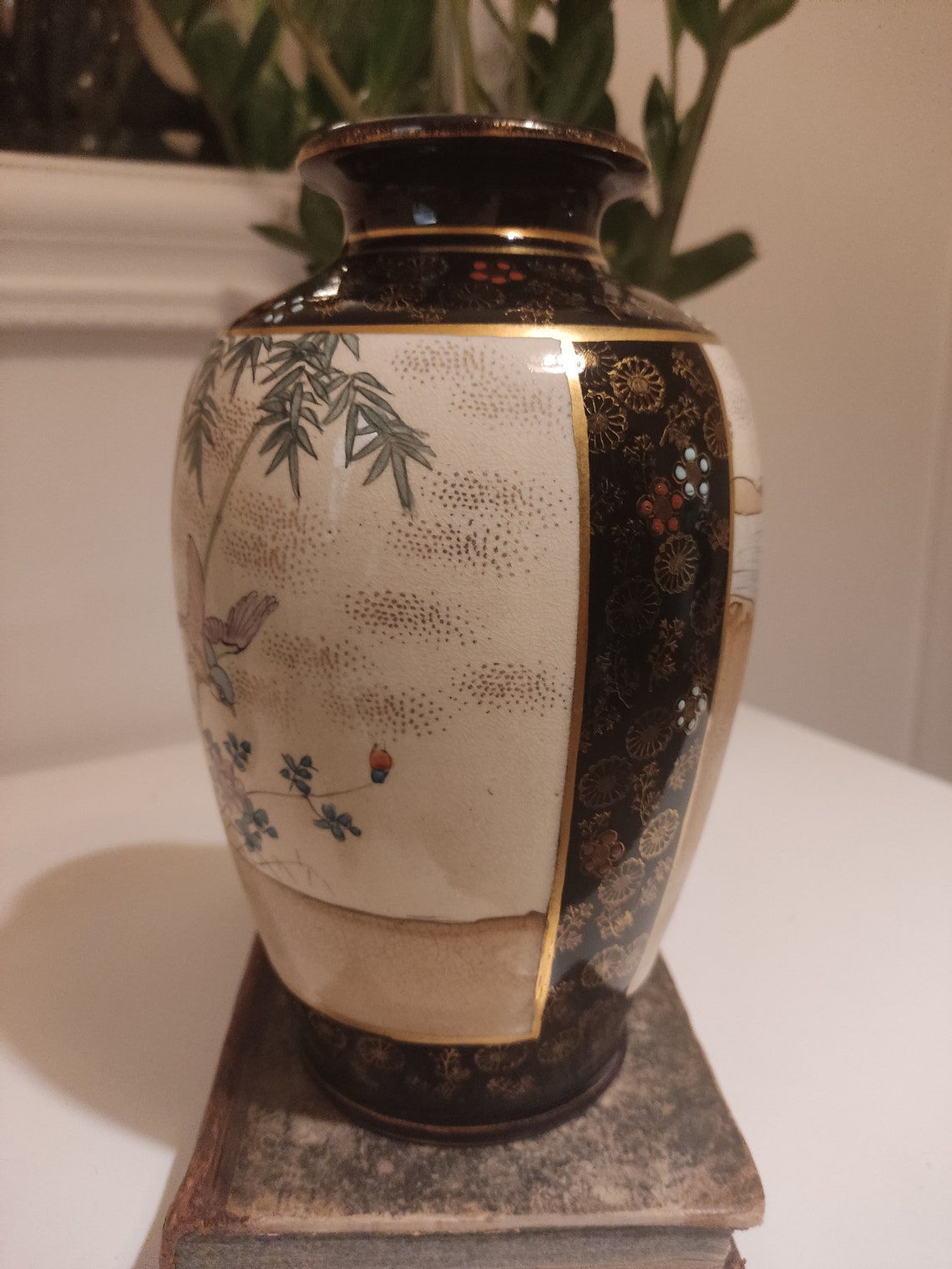 Satsuma Vase Kinkozan Tsukuru Meiji Period - Late 1800-early - 1900 - Etsy