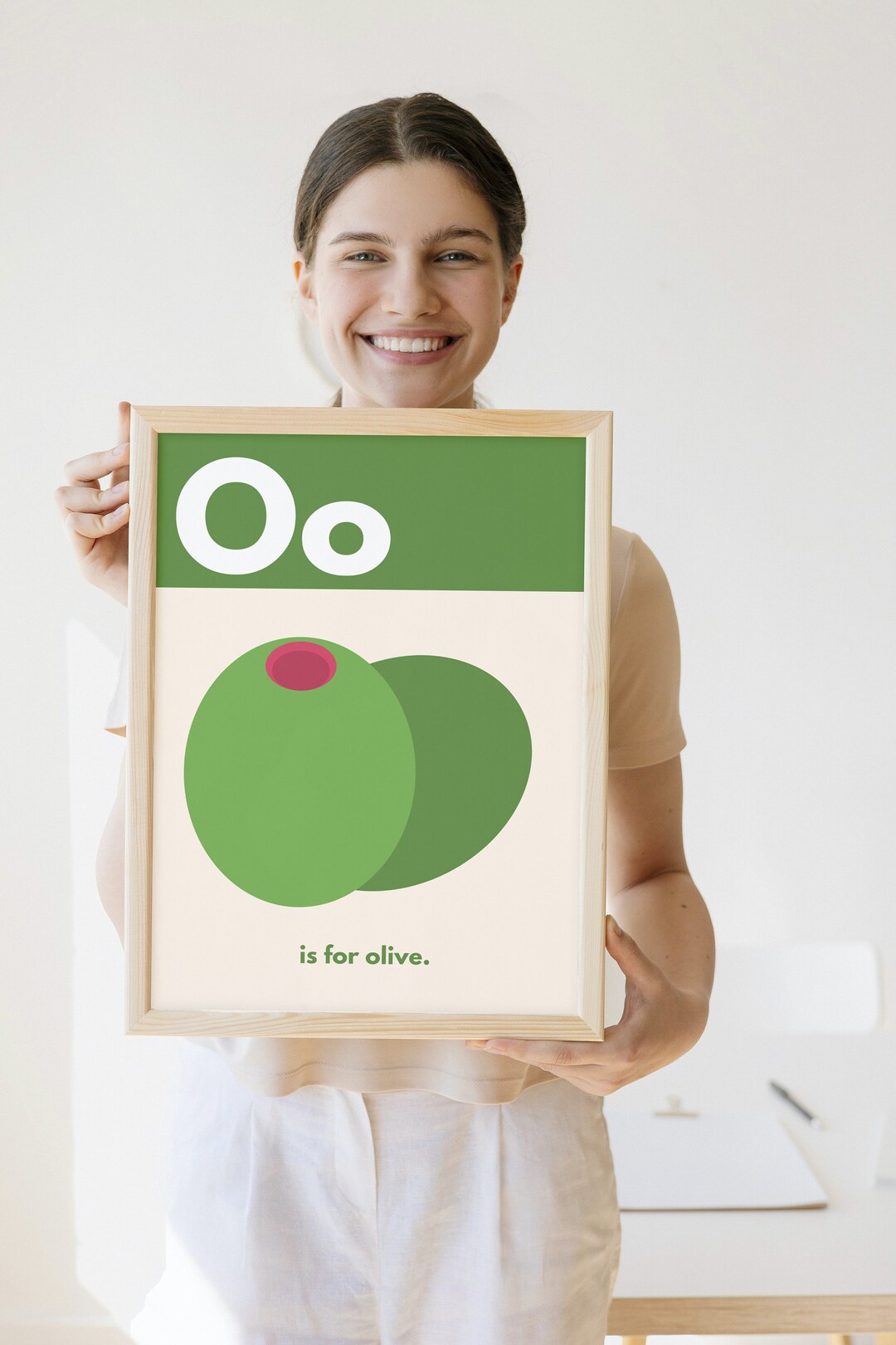 O is for Olive - Alphabet Poster. Nursery Room Decor, Kids Room Print ...