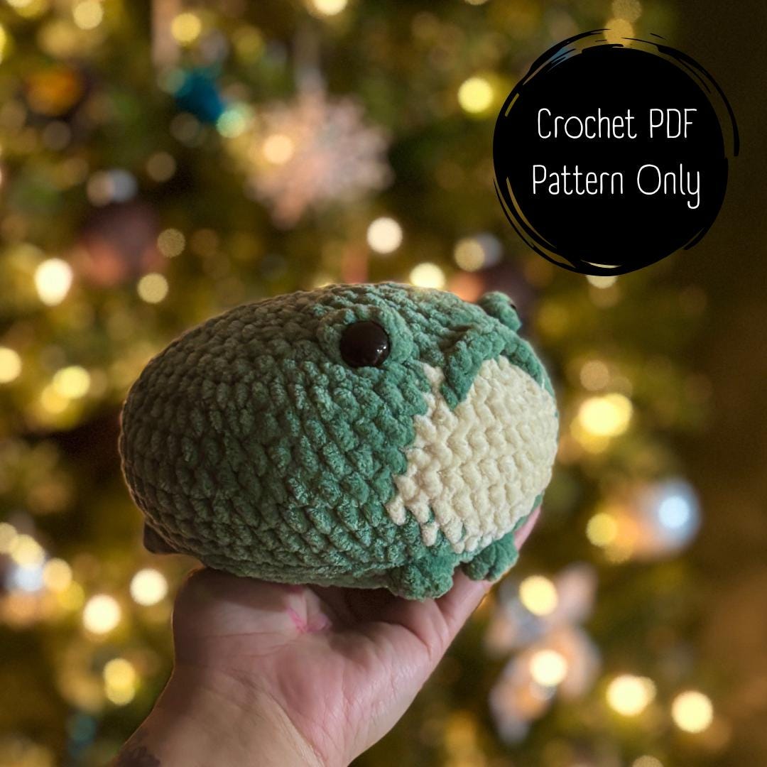 Angry Sploot Frog Crochet PDF Pattern - Etsy