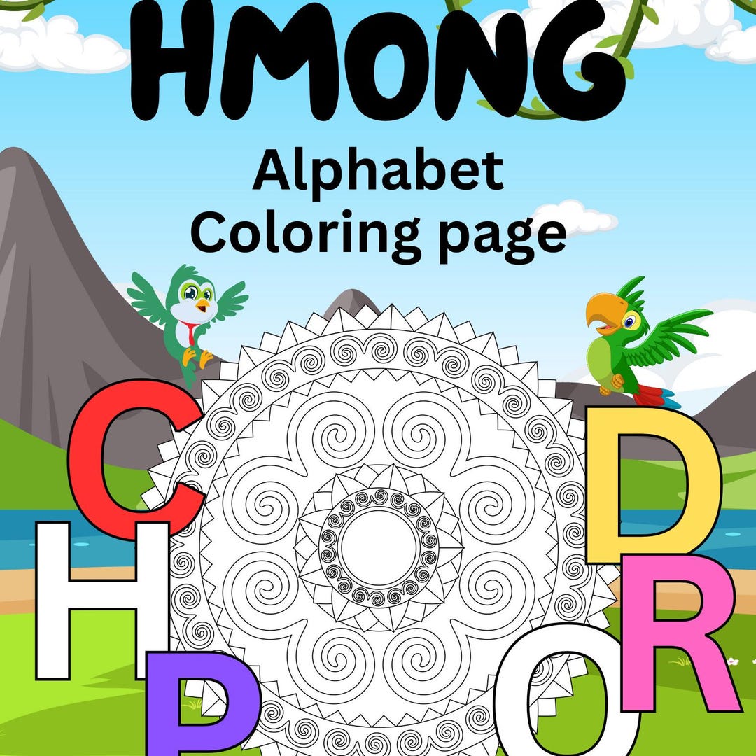 Hmong Alphabet Coloring Pages: a Valuable Tool for Parents and ...