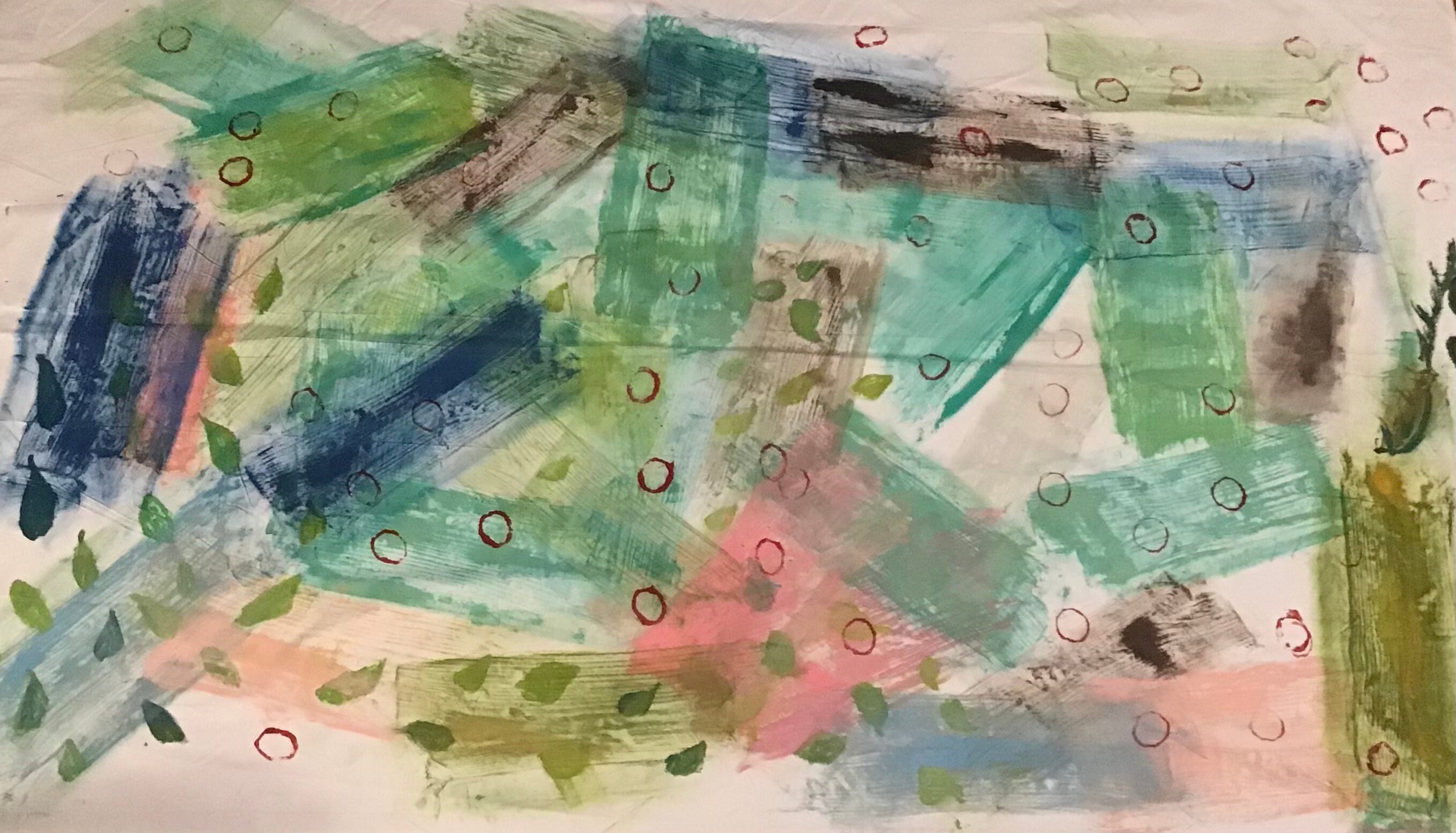 Oxygen Acrylic Painting - Etsy