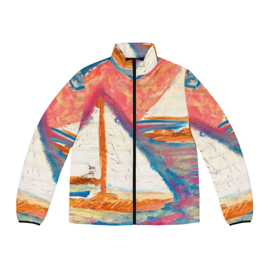 Men's Puffer Jacket Sailing in Newport Collection by Baum Enterprise - Etsy