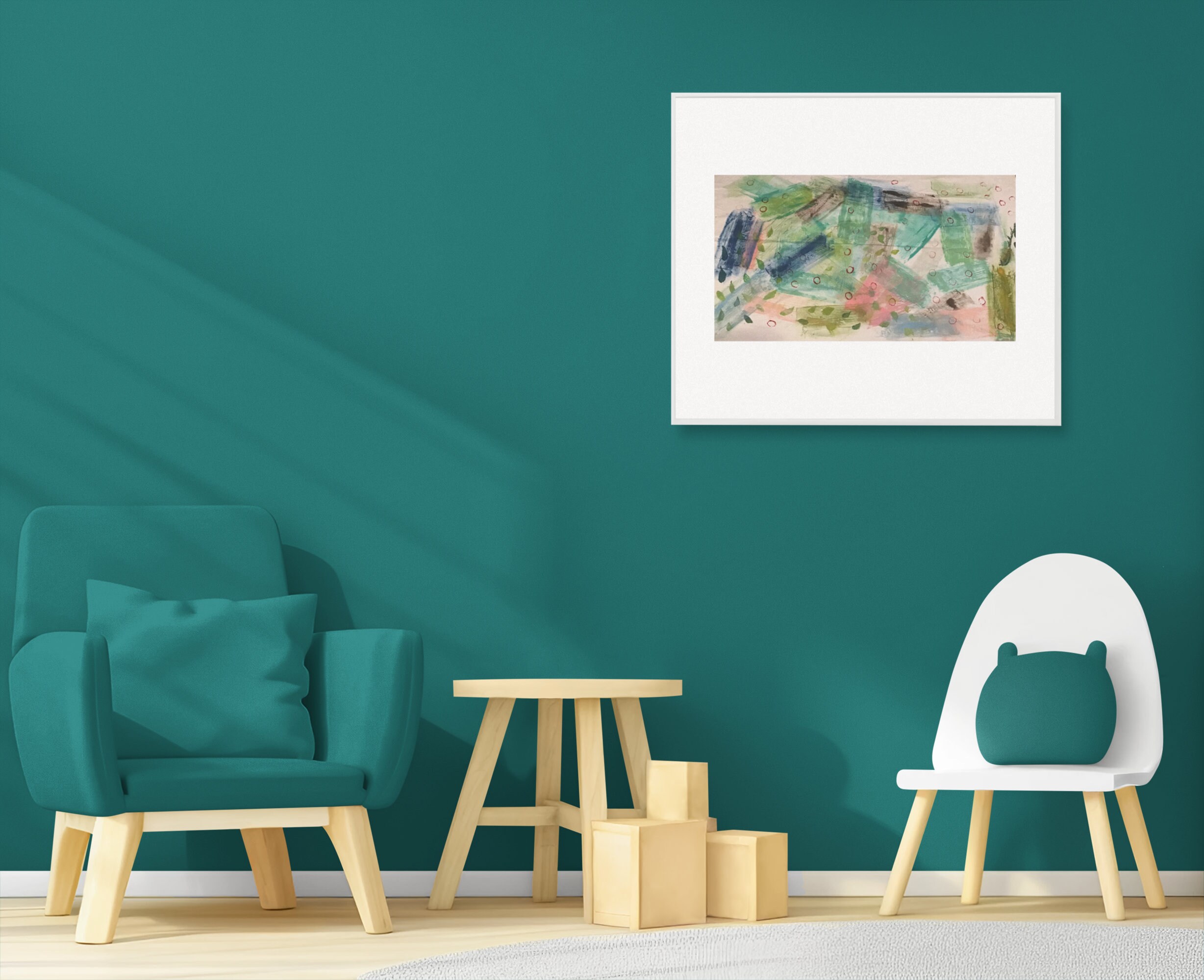 Oxygen Acrylic Painting - Etsy