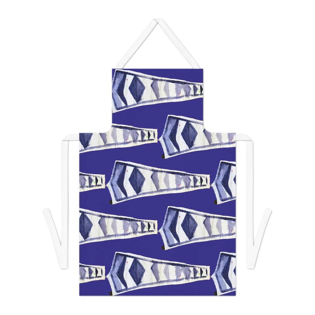 Adult Apron the Blue Burgee Collection by Baum Enterprise - Etsy