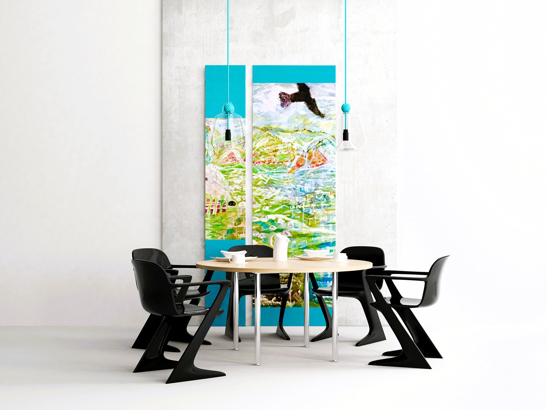 The Red Canoe Acrylic Painting by Gretchen Baum - Etsy