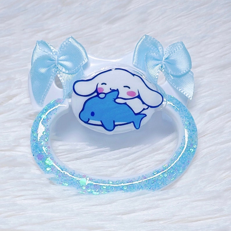 Ocean-themed Kawaii Puppy Character Adult Pacifier Anime Japanese - Etsy