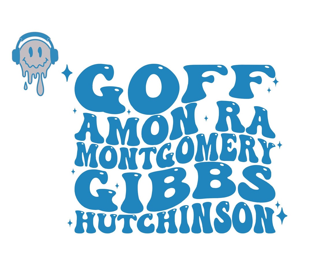Goff Amon Ra Montgomery Gibbs Hutchinson Svg,png,lionss Svg,lionss Png ...