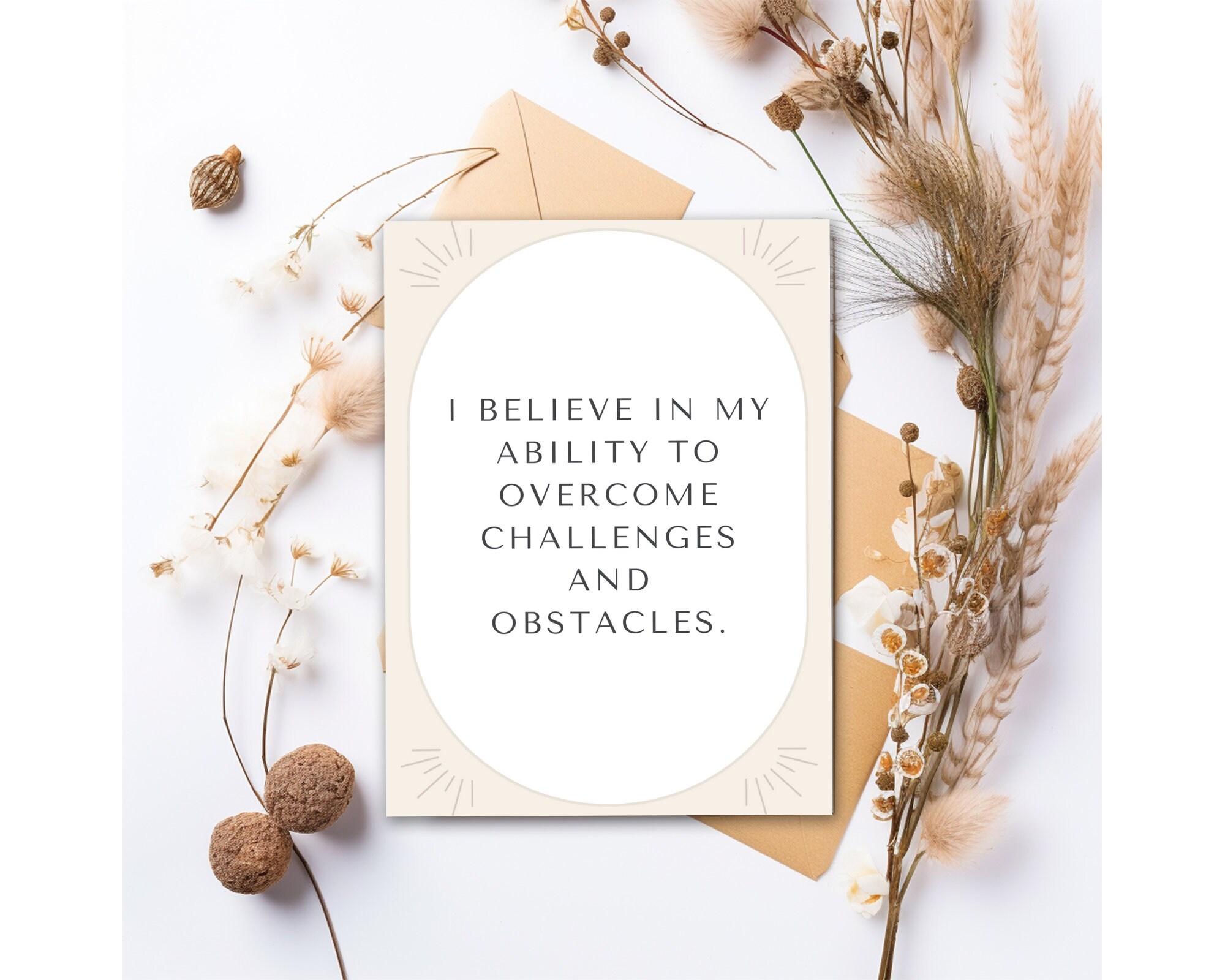 Goal Setting Affirmation Cards, Printable Encouragement Cards, Digital ...