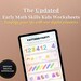Math Worksheets for Kids, Math Activities for Kids Learning, Editable ...