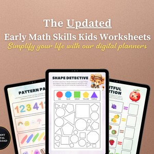 Math Worksheets for Kids, Math Activities for Kids Learning, Editable ...