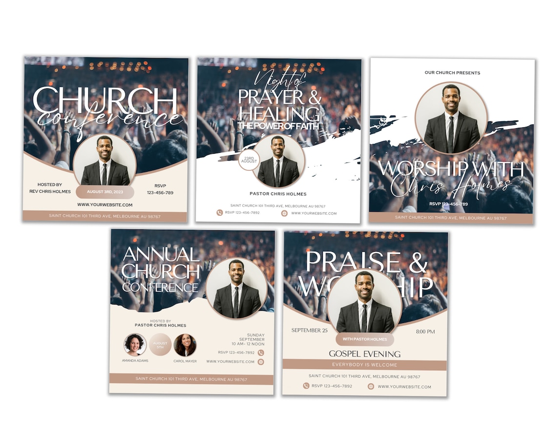 Church Flyer Canva Editable Template, Event Flyer Template, Easter ...