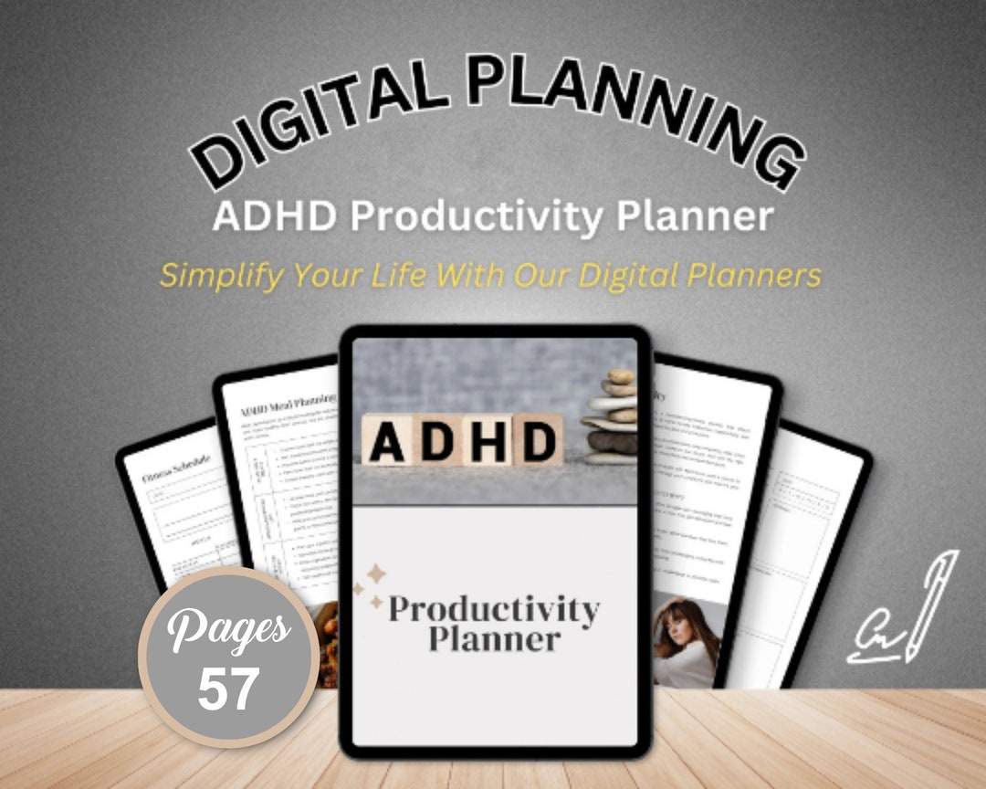 Adhd Productivity Planner, Daily Routines Checklist, Cleaning Schedule ...