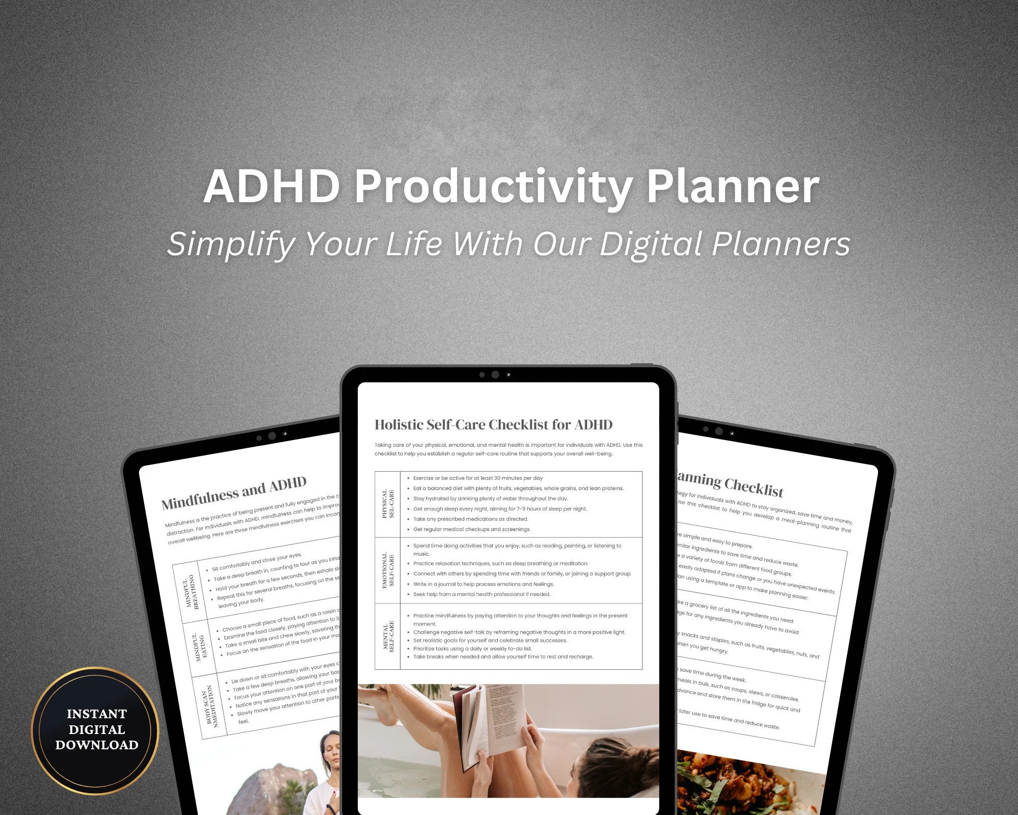 Adhd Productivity Planner, Daily Routines Checklist, Cleaning Schedule ...