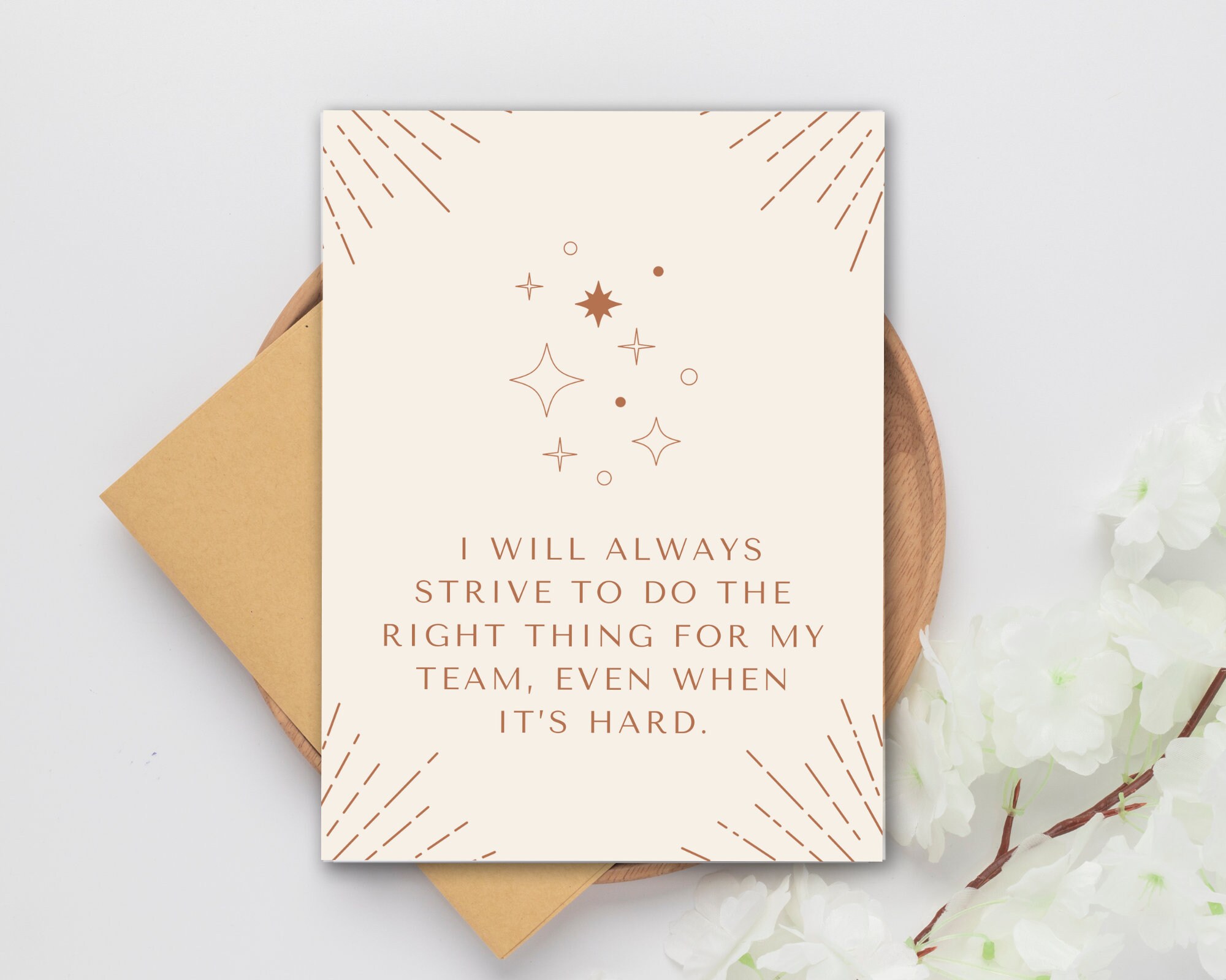 Leadership Affirmation Cards, Digital Encouragement Cards, Positive ...