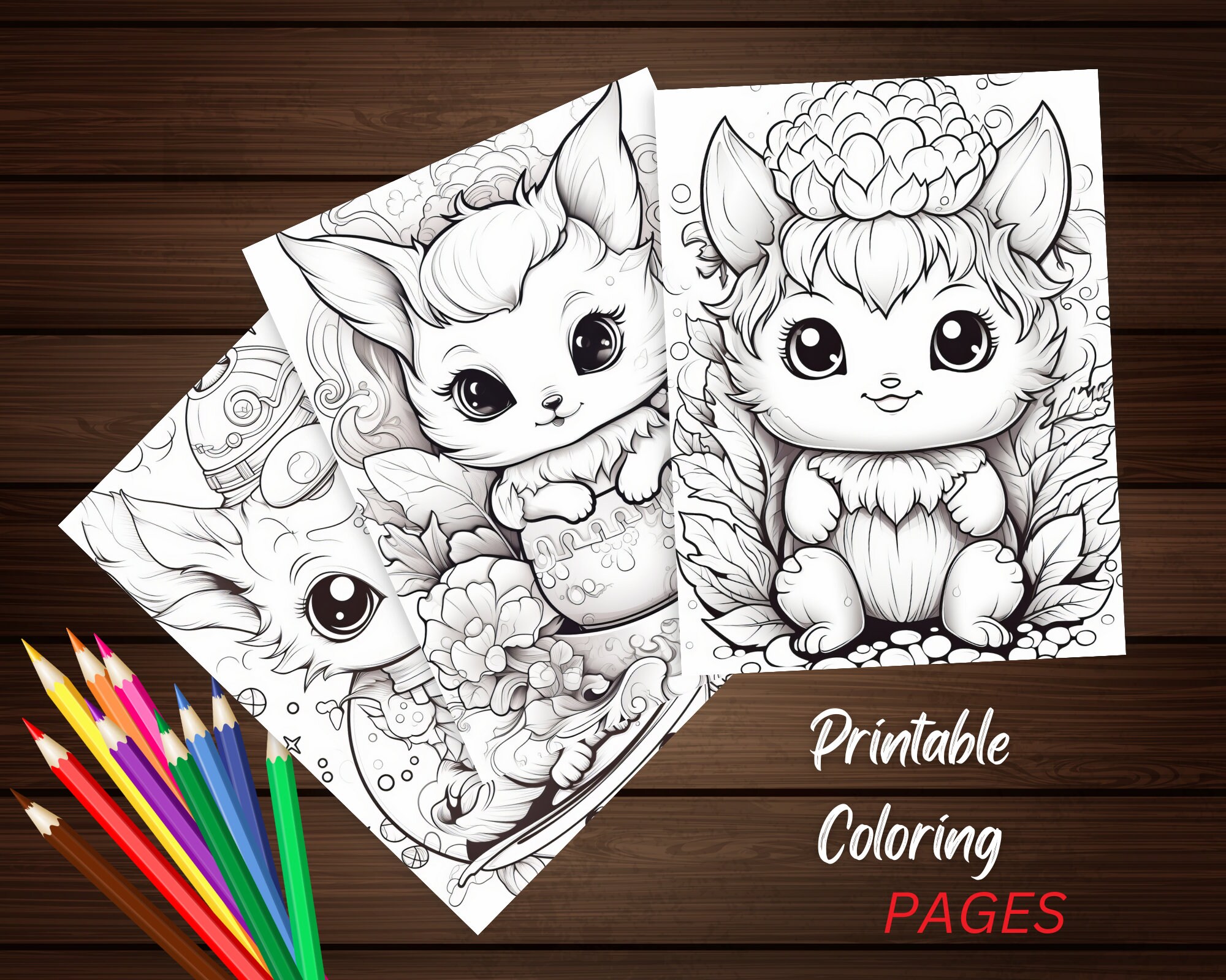 Kawaii Coloring Pages, Fantasy Fairy Coloring Pages, Cute Girl Coloring ...