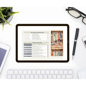 Declutter Checklist Template, Ultimate Declutter Dashboard Template, Editable Google Spreadsheet ...