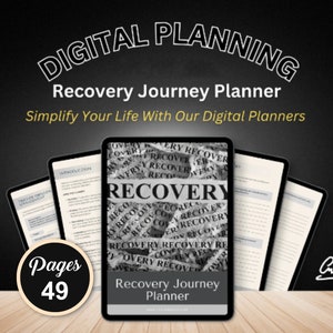 Addiction Recovery Planner, Health and Wellness Activity Tracker ...