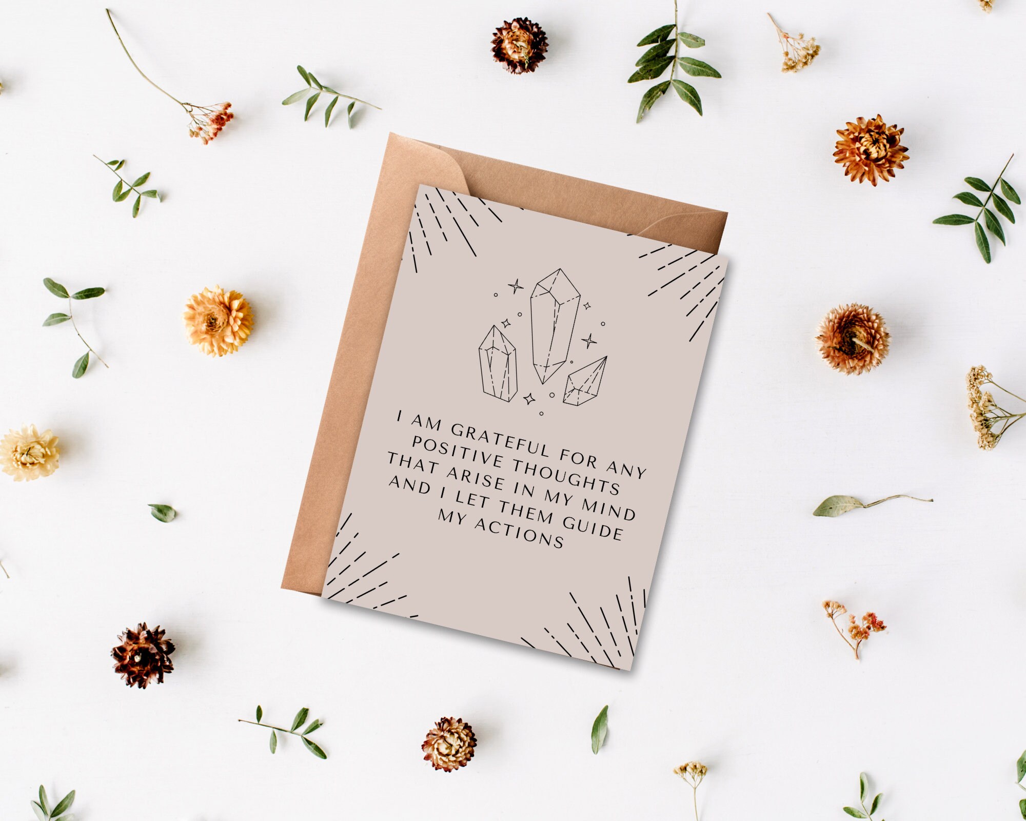 Growth Mindset Affirmation Cards, Mindfulness Cards, Digital Mental ...