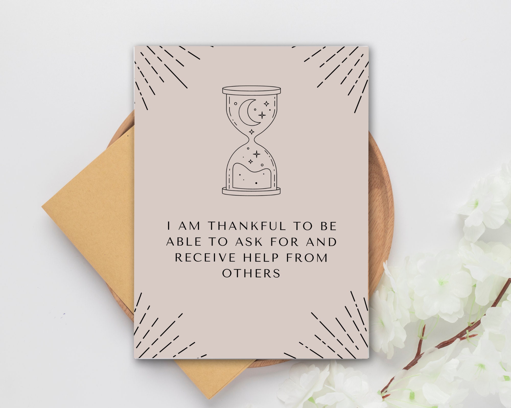 Growth Mindset Affirmation Cards, Mindfulness Cards, Digital Mental ...