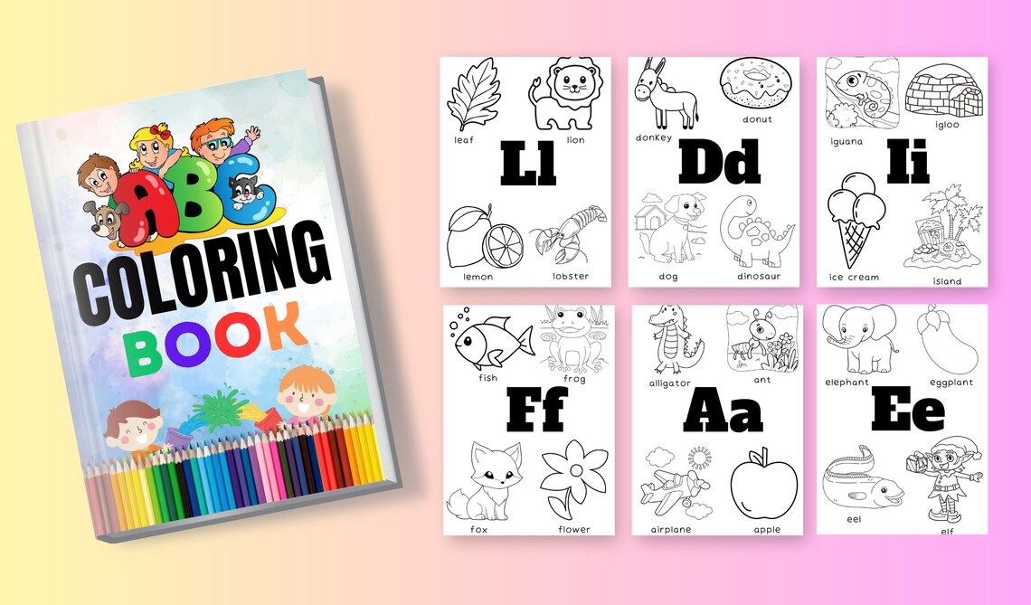 Alphabet Coloring Pages - Fun & Educational Printable Activity for Kids ...