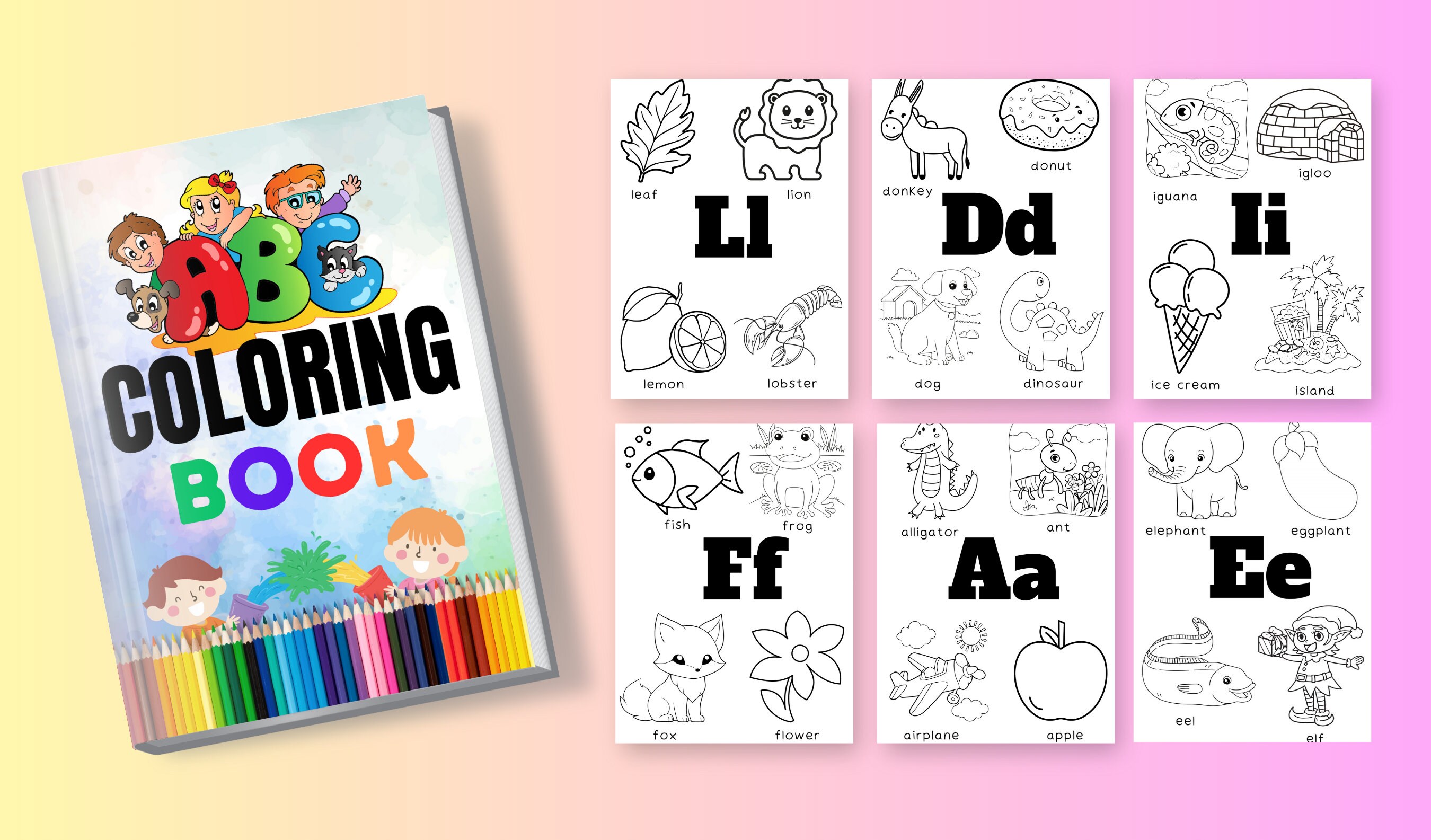 Alphabet Coloring Pages - Fun & Educational Printable Activity for Kids ...